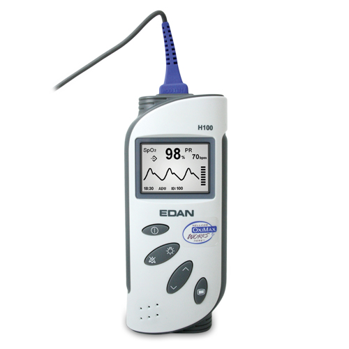 Hand-Pulsoximeter H100N von EDAN mit NELLCOR OxiMax-Technologie ...
